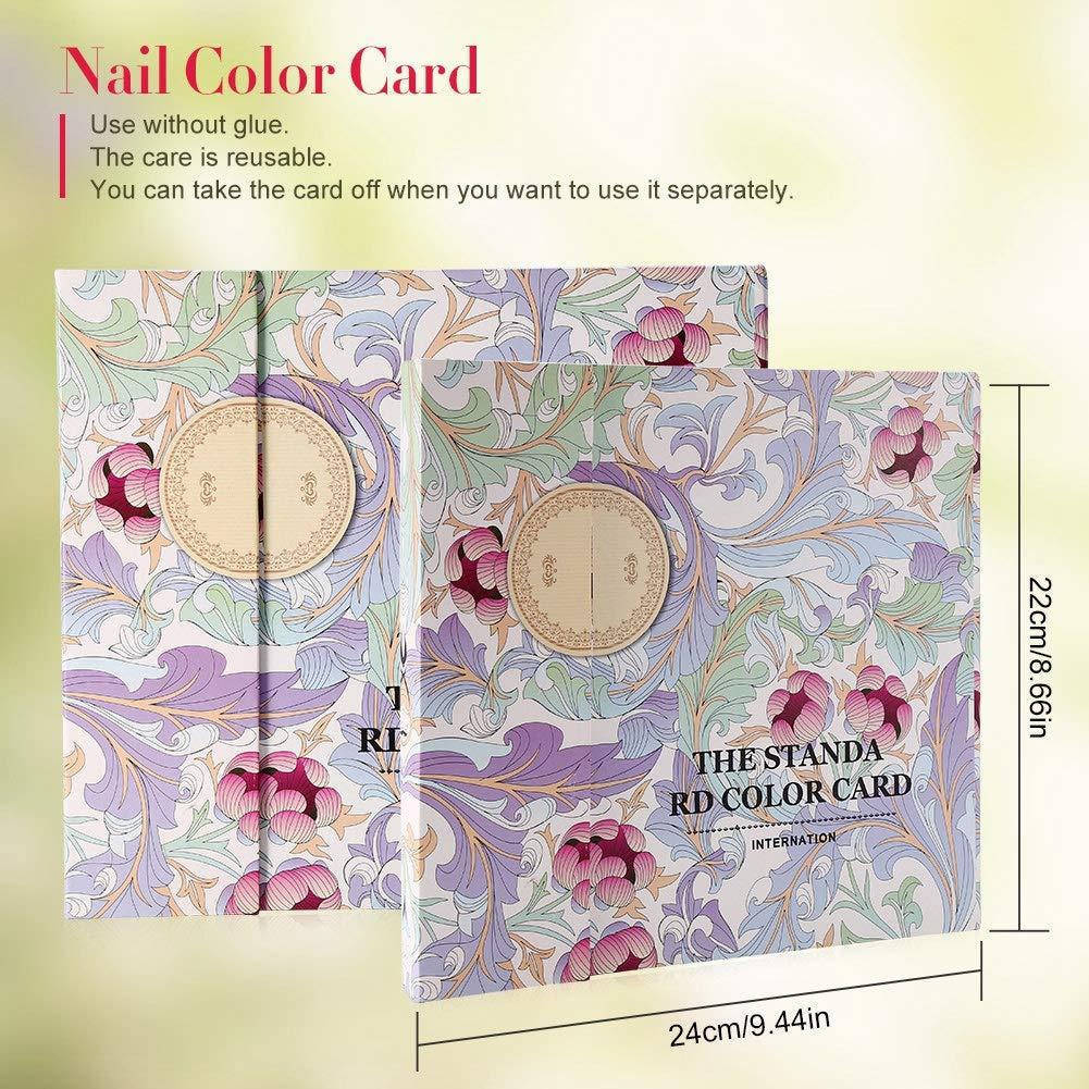 120 Color Nail Display Book - Nail Art Showing Board & Sample Color ...