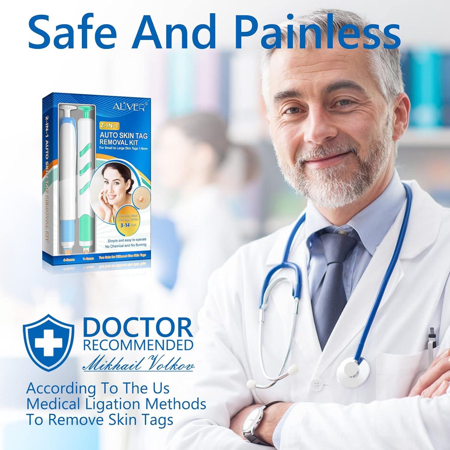 Skin Tag Removal - Auto Skin Tag Remover Pen Kit with 60 Micro and ...