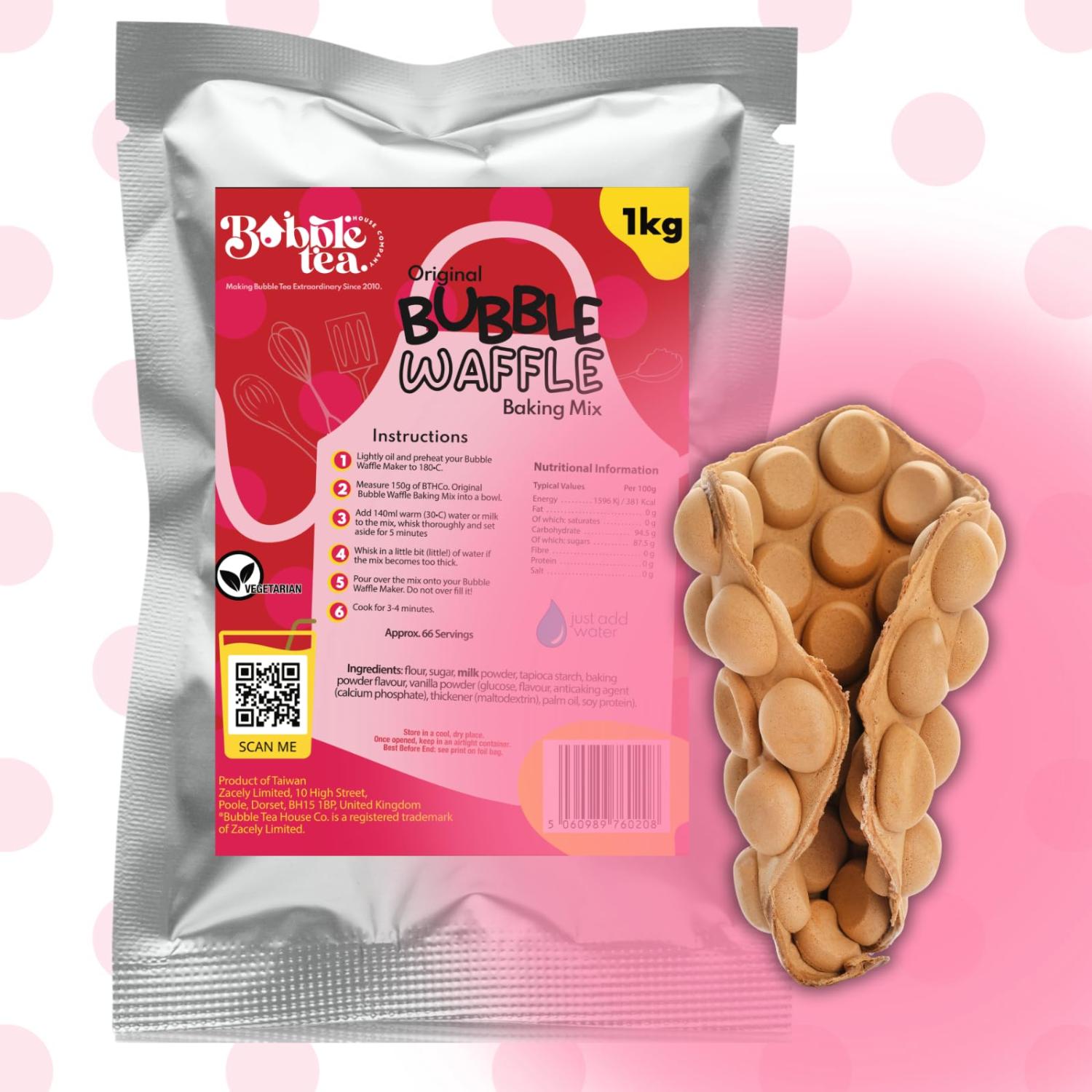 Bubble Waffle Powder (1kg) - Premium Ingredients for Perfect Bubble ...
