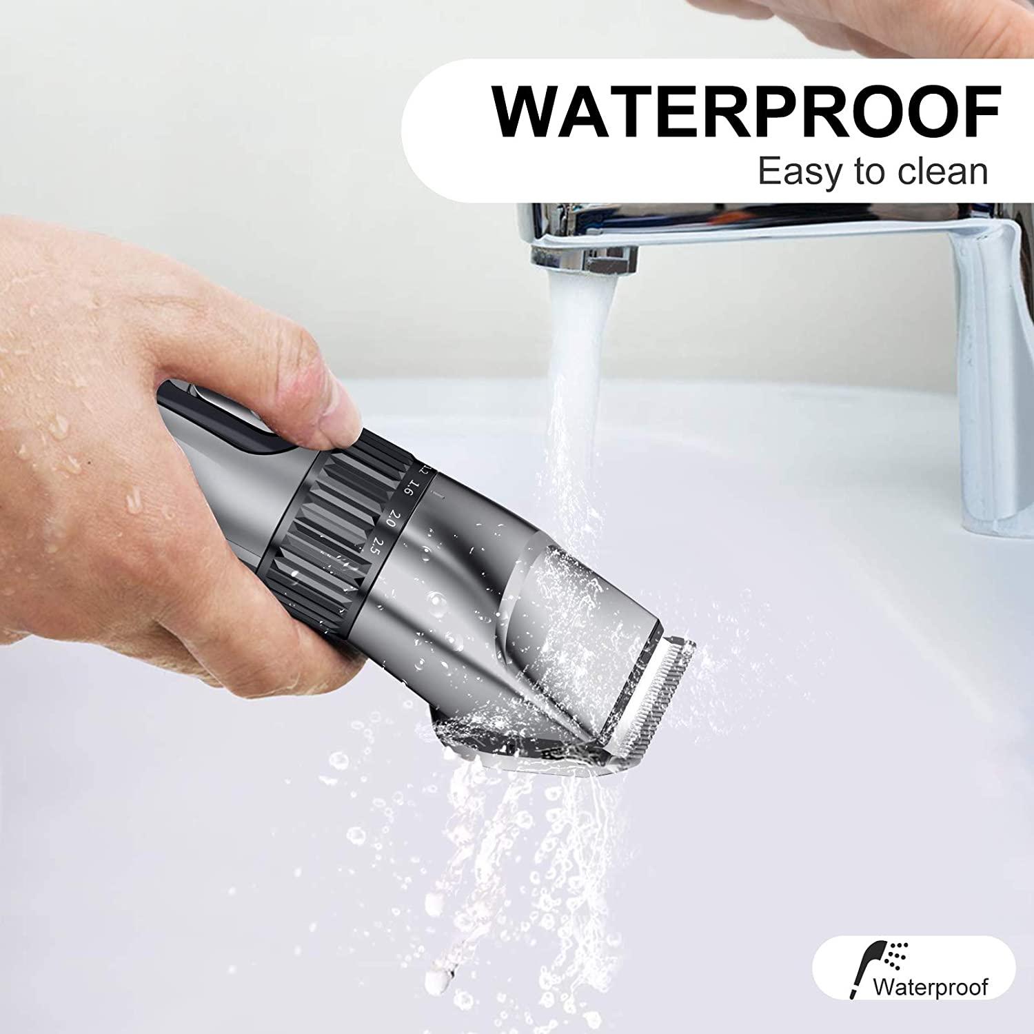 Cordless Hair Clippers for Men - Professional Trimmer Kit for Barbers ...