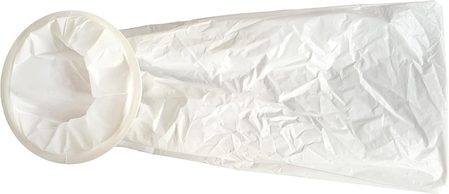 100 Pack Vomit Bags with Mouthpiece - Foil Barf Bags for Travel ...