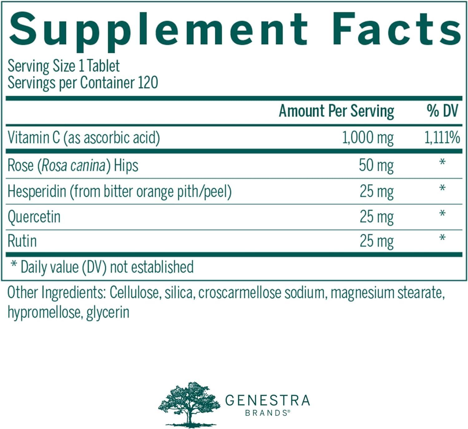 Genestra Brands C1000 | 1000mg Ascorbic Acid | 120 Tablets - Pack of 1 ...