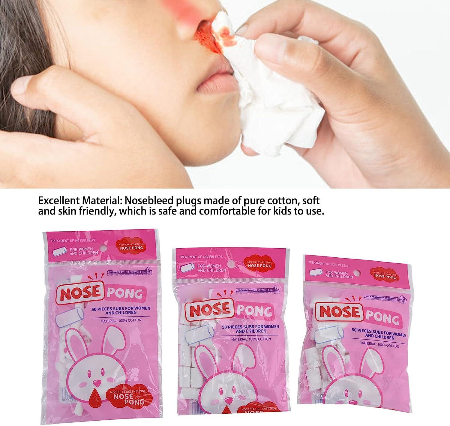 PAER Nose Bleed Stopper - 50-Pack High Absorbent Cotton Nampons for Kids & Adults | Buy Now with ...
