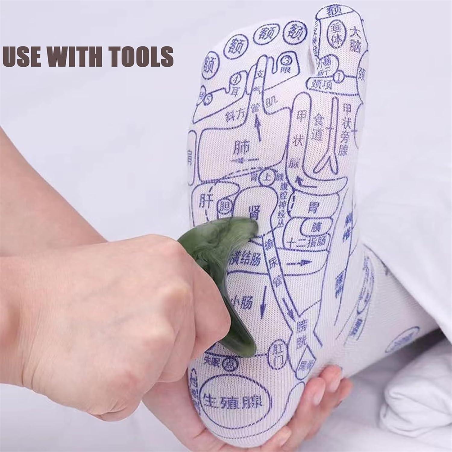 Reflex Zones Socks Set | Foot Reflexology & Massage Socks for Improved ...
