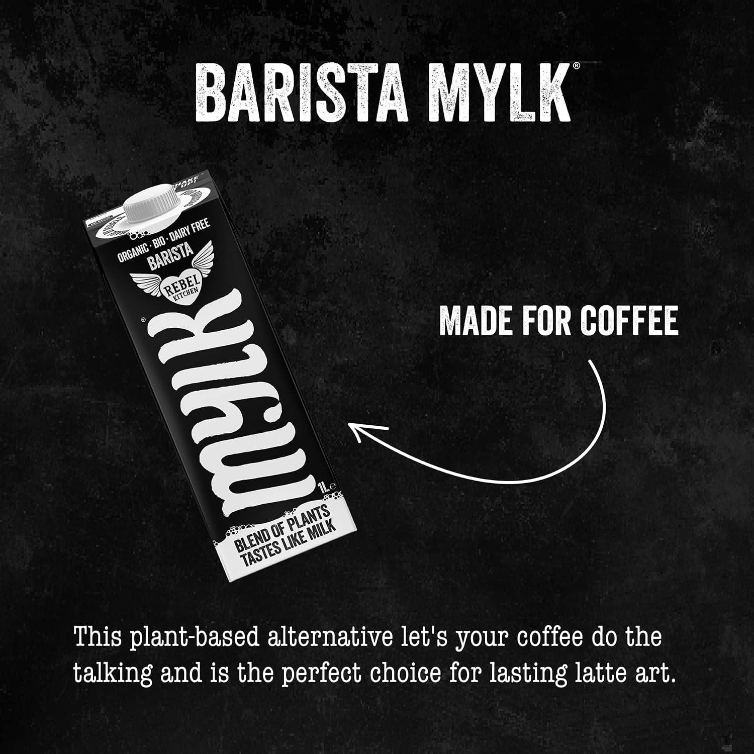 Rebel Kitchen - Barista Mylk - Organic Milk Alternative Free From Dairy ...