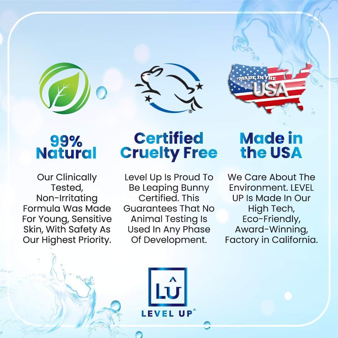 Level Up Boys Deodorant - Aluminum-Free, Alcohol-Free, Paraben-Free ...