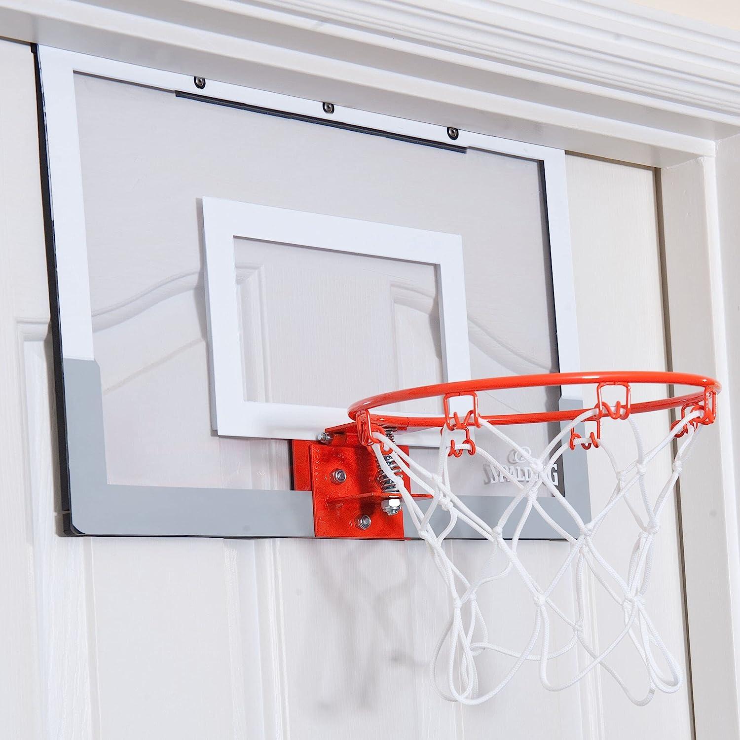 Spalding Slam Jam Over-the-Door Hoop - Portable Basketball Hoop for ...