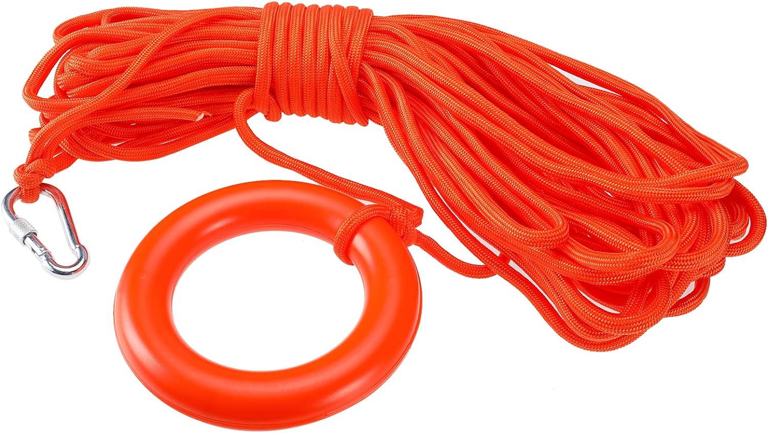 2 Pack Patioer Water Floating Lifesaving Rope 98.4FT - Outdoor ...