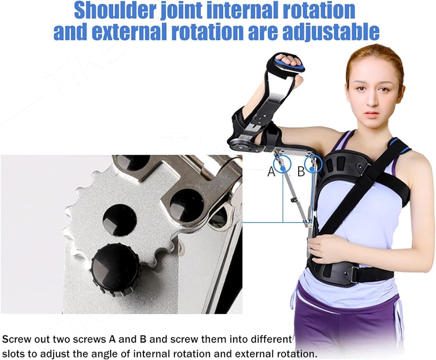 FoRes Shoulder Joint Fixation Brace - Adjustable Abduction Support for ...