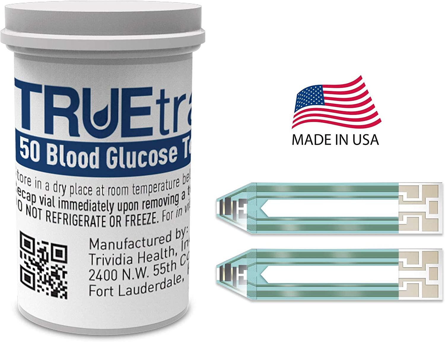 TRUETRACK Test Strips 50ct - Pack of 4 | Accurate Blood Glucose ...