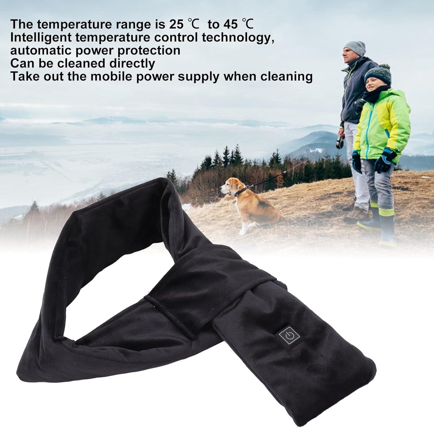 Topyond Heated Scarf - USB Smart Neck Warmer for Winter | 3 Heat ...