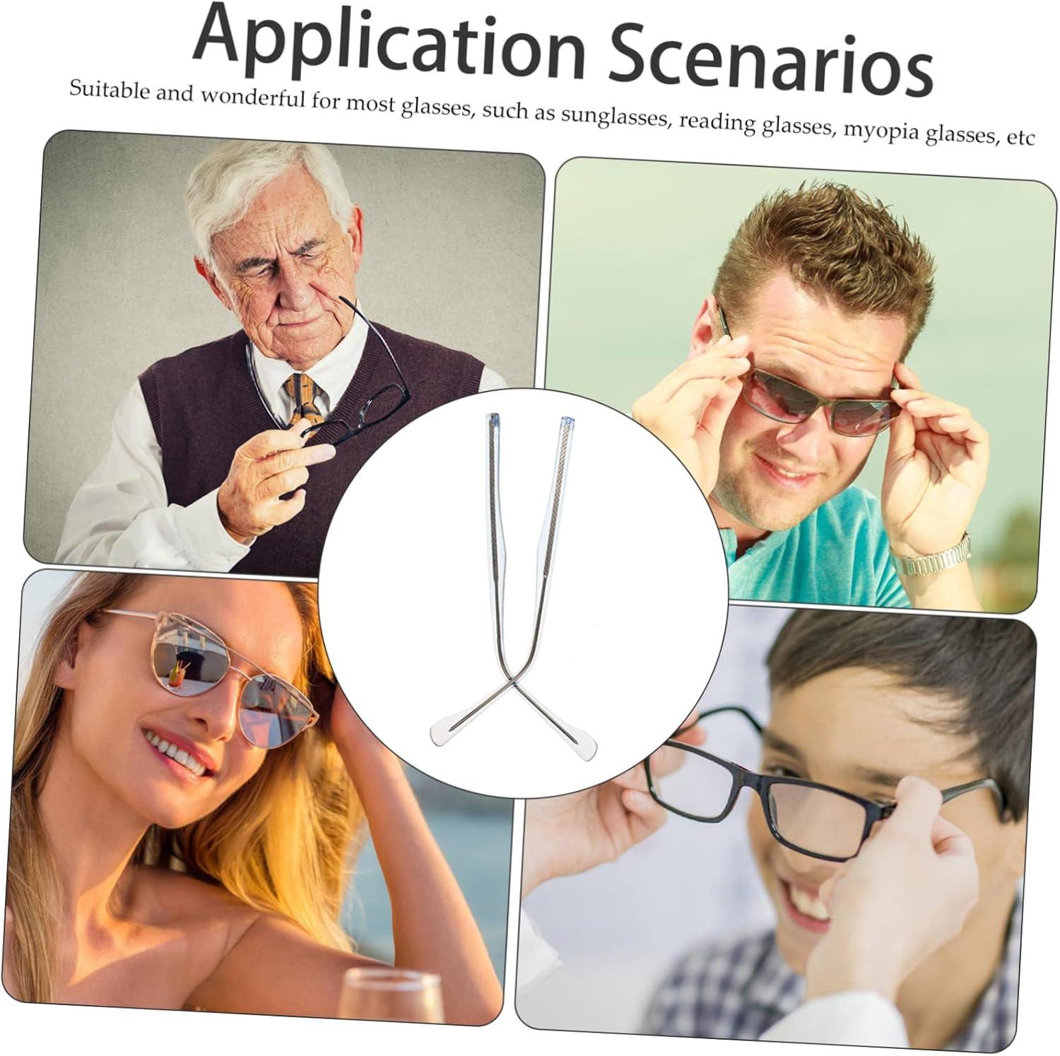 NUOBESTY 5 Pairs Eyeglass Accessories - Replacement Frame Temples ...