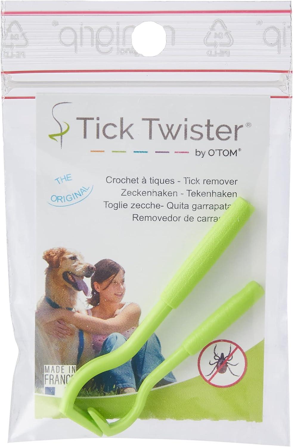 O'tom Tick Twister Green - Safe and Effective Tick Removal Tool | Buy ...