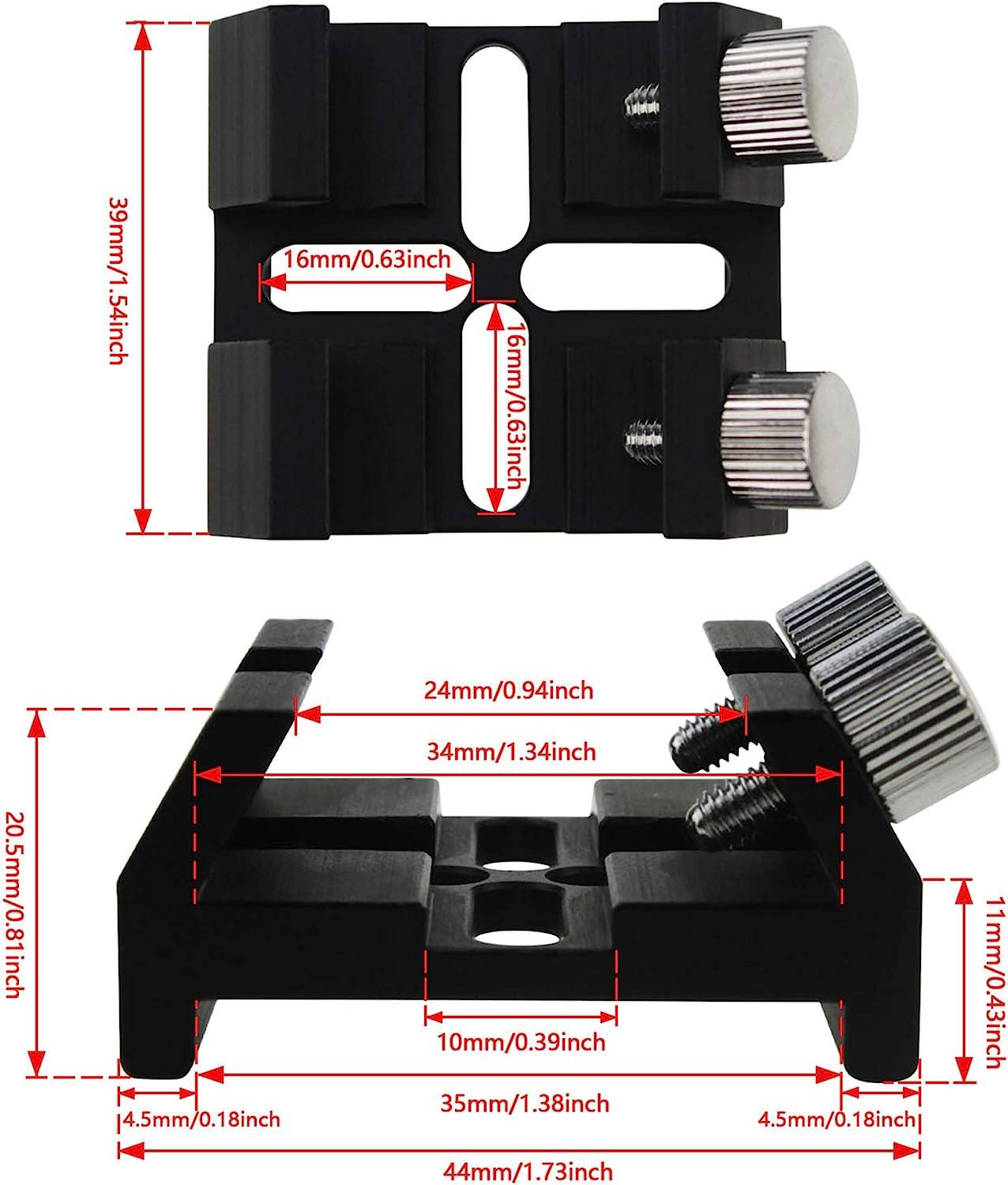 Alstar Universal Dovetail Base for Finder Scope - Easy Installation for ...