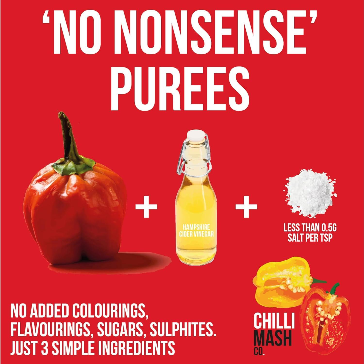Scotch Bonnet Chilli Puree 190ml | Chilli Mash Co. Rwandan Spice ...