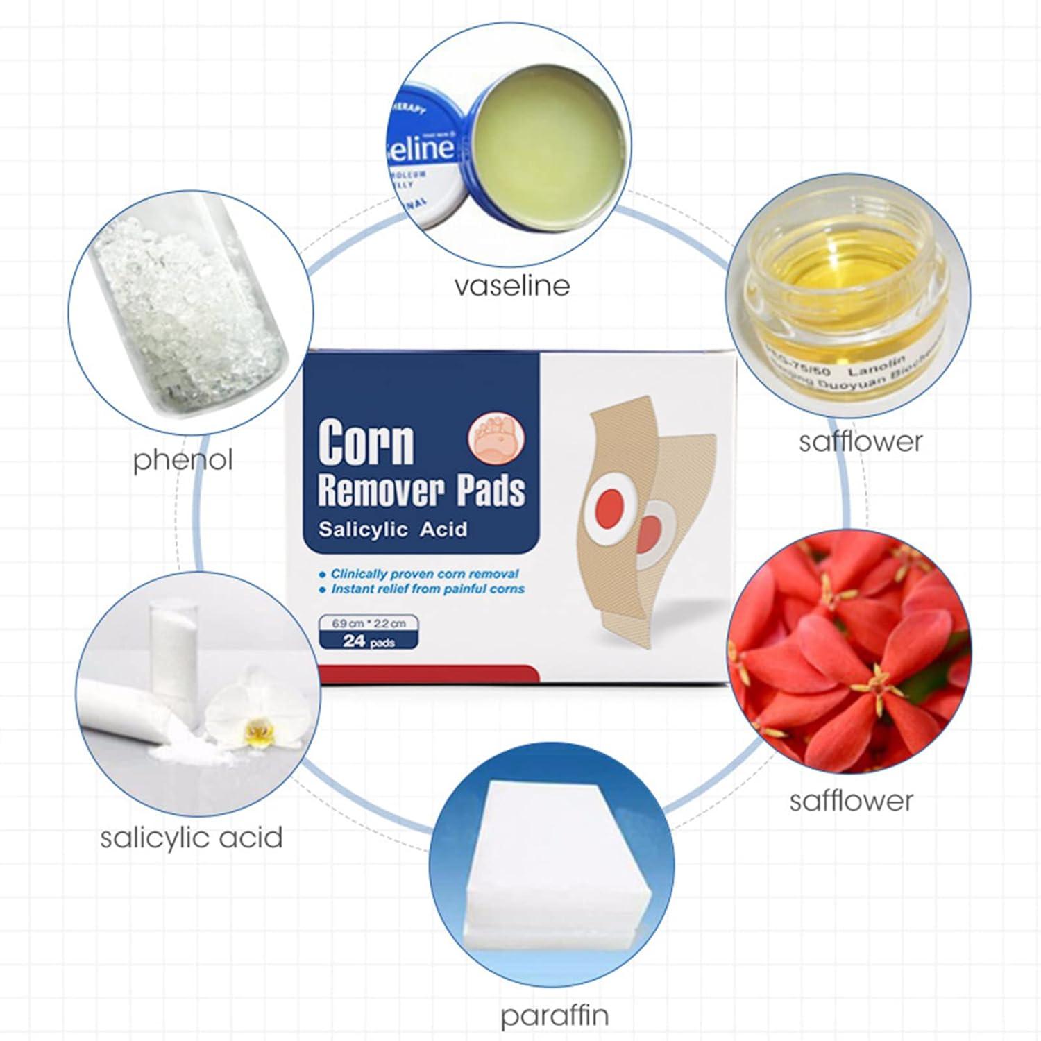 24 Pack Corn Remover Patches with Salicylic Acid - Corn & Callus ...