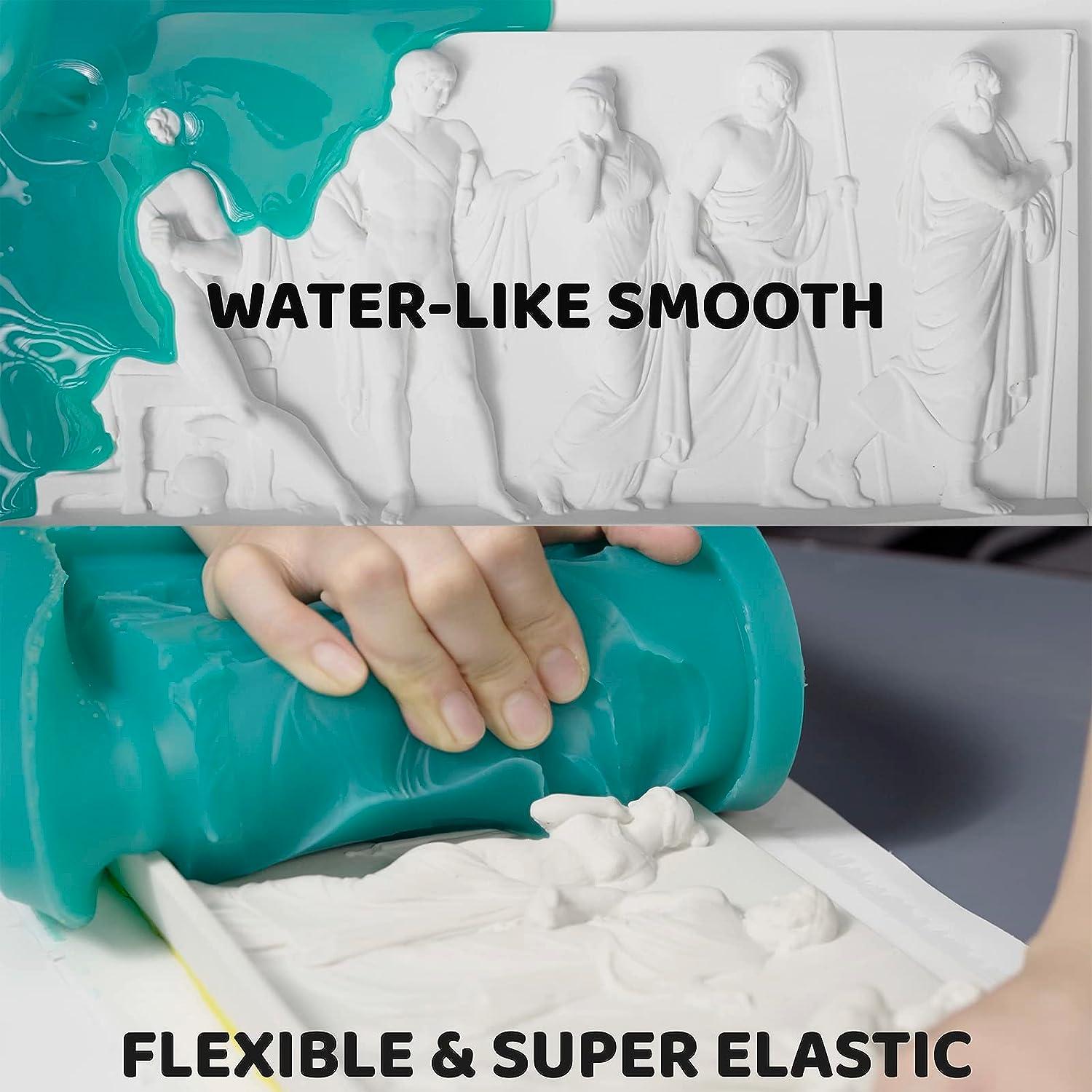 BBDINO Super Elastic Silicone Mold Making Kit - 70.56 oz Liquid ...