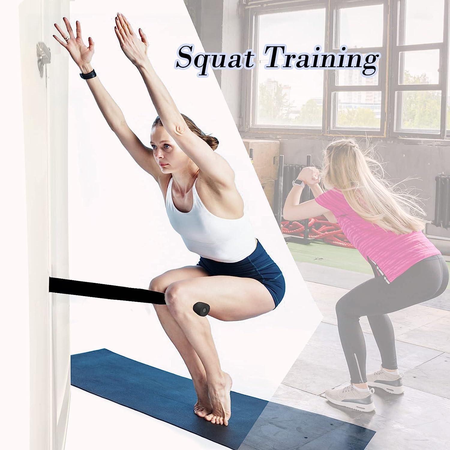 Denlydom Nordic Hamstring Curl Strap: Portable Ab & Leg Exercise ...