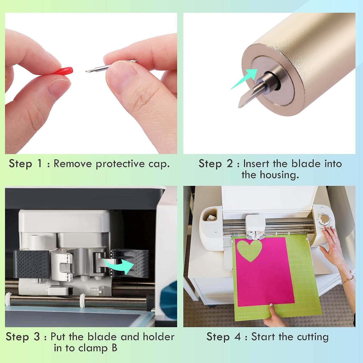 HQMaster Premium Fine Point Blade and Holder Kit for Cricut Maker 3 ...