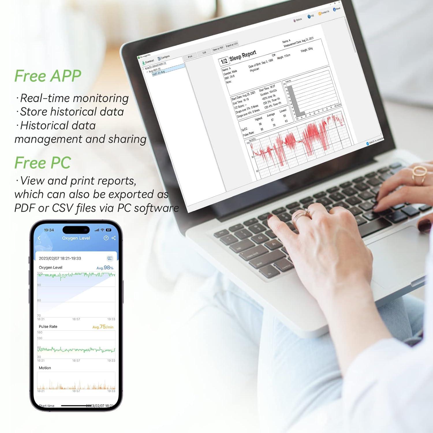 Viatom Children's Pulse Oximeter | Accurate Oxygen Saturation & Pulse ...