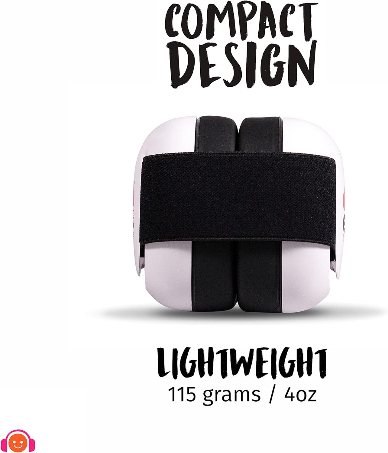 Ems for Kids Baby Ear Defenders - White & Black | Made in USA | Ideal ...