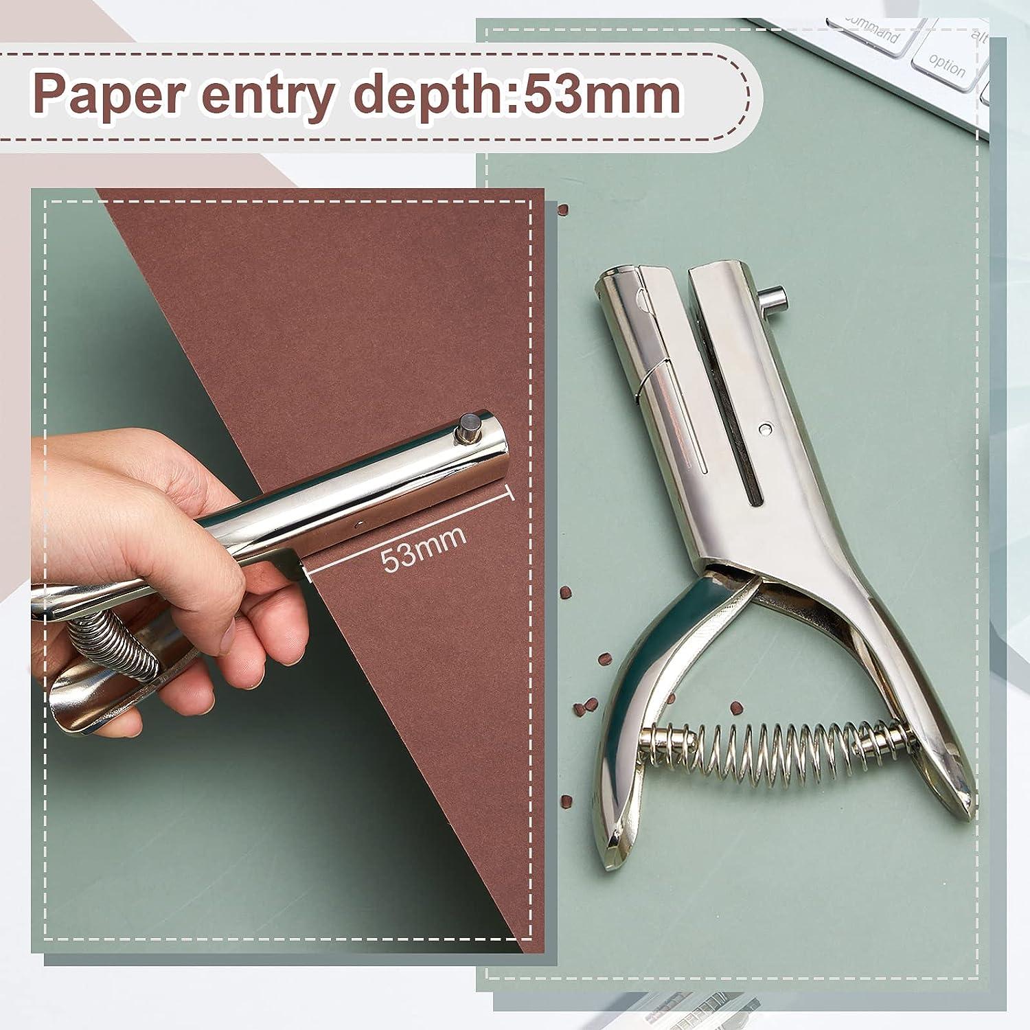 Heavy Duty Single Hole Puncher | Long Reach Reduced Effort 2-Inch Deep ...