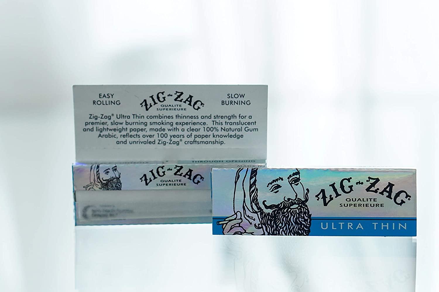 Zig-Zag Ultra Thin Rolling Papers 1 1/4 - 6 packs 78 mm