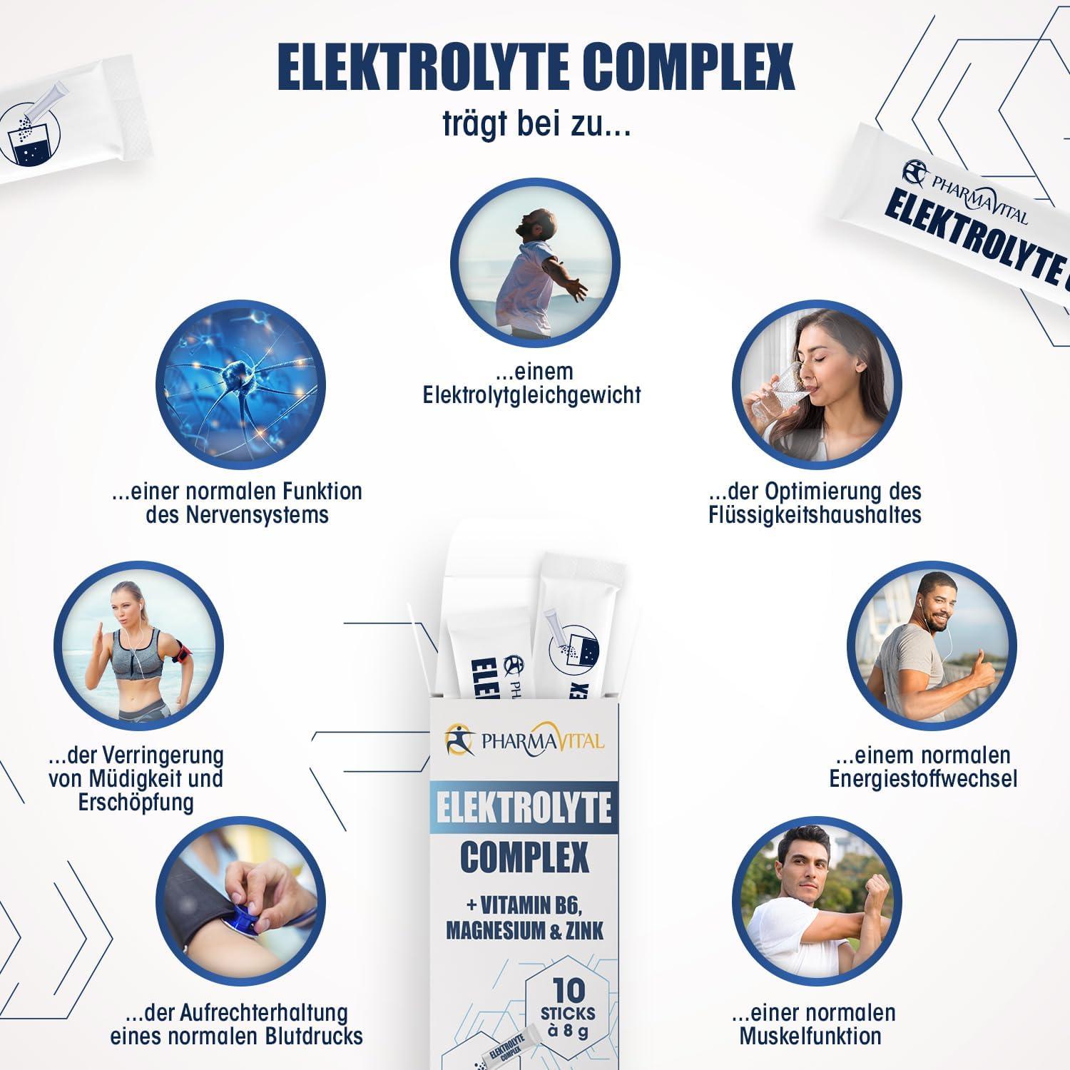 Pharmavital Electrolyte Complex - Vitamins & Minerals for Optimal ...
