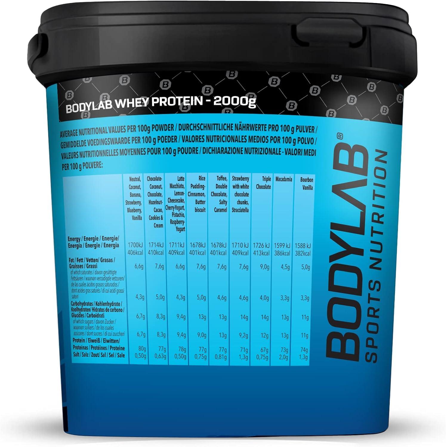 Bodylab24 Whey Protein Powder - Pistachio Flavor 2kg | Premium Protein ...