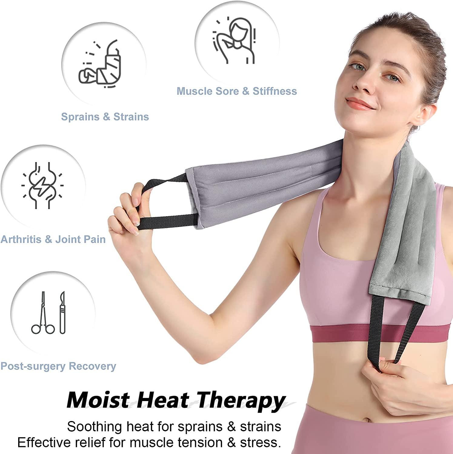 SuzziPad Microwave Heating Pad for Neck, Shoulders, Back, Knee & Ankle ...