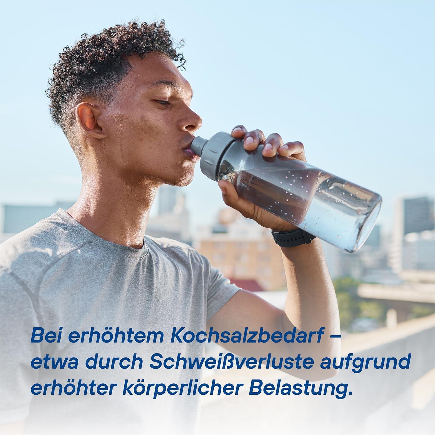 High Dose Saline Tablets | 1000 mg Sodium Chloride | Pack of 100 ...