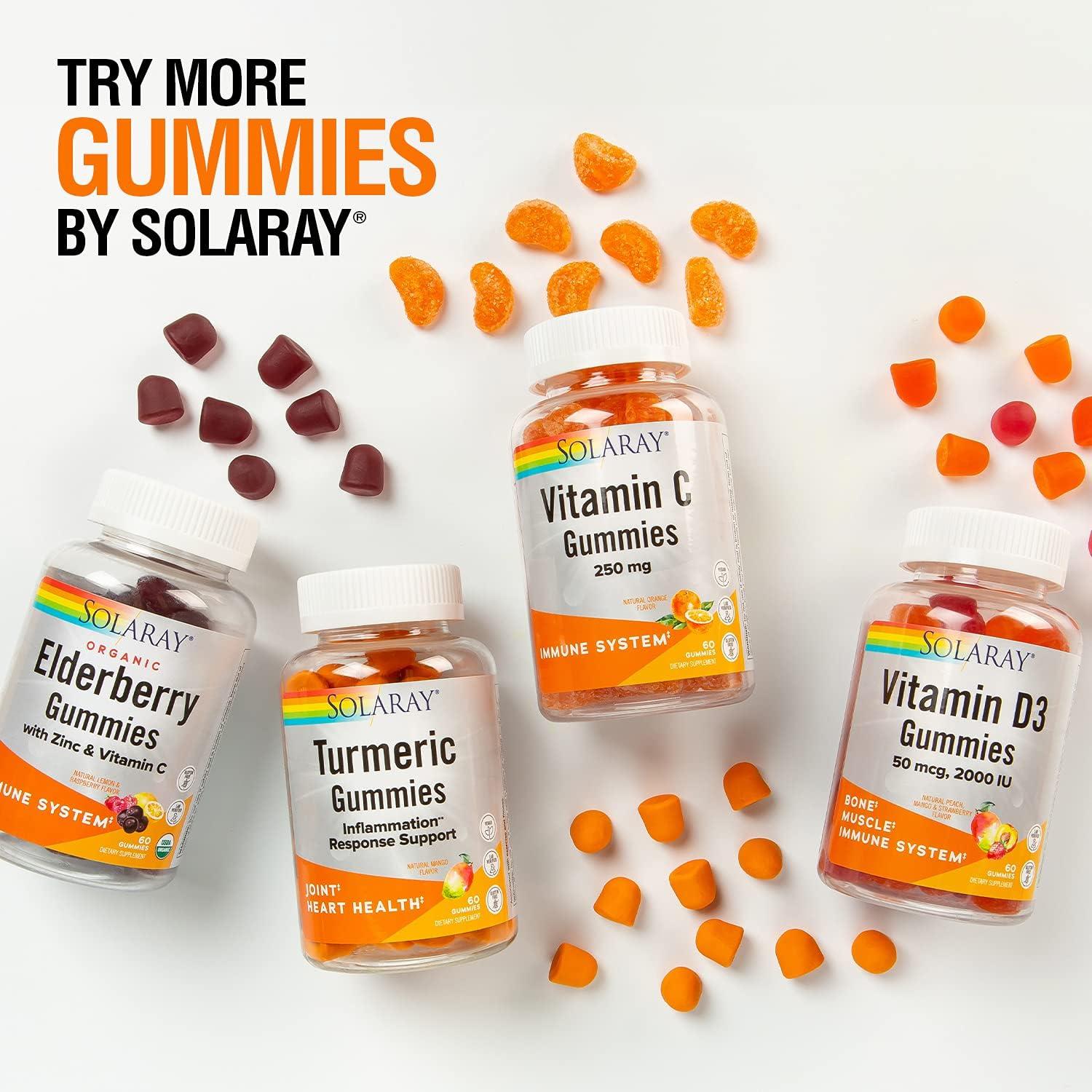 SOLARAY Vitamin C Gummies 250mg | Vegan & Gluten-Free Immune System ...