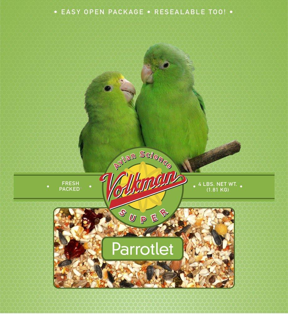 Volkman Avian Parrotlet Diet Bird Food - 4 lbs - Nutritious Blend for ...