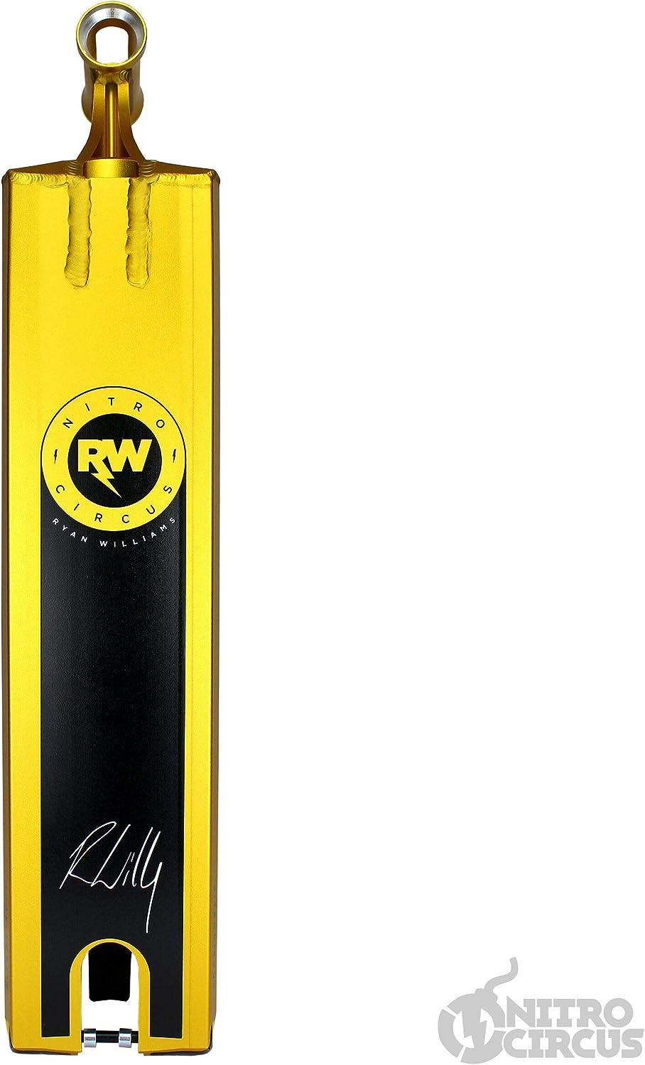 R Willy Signature Pro Scooter Deck - Gold by Nitro Circus