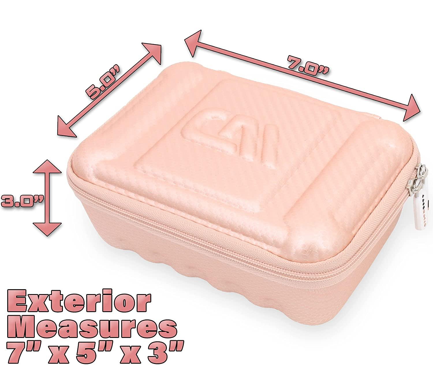 Rose Gold Clipper Blade Holder - Protective Storage Case for 12 Barber ...