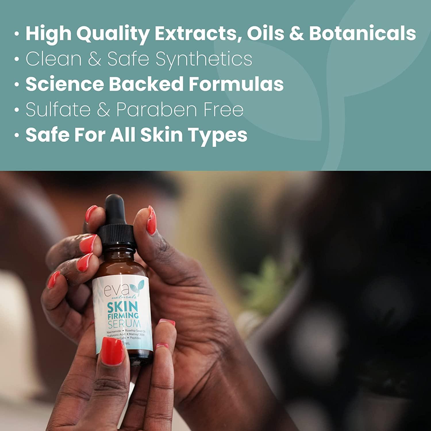 Eva Naturals Skin Firming Serum (2 Pack) - Firm & Refine Loose Skin ...