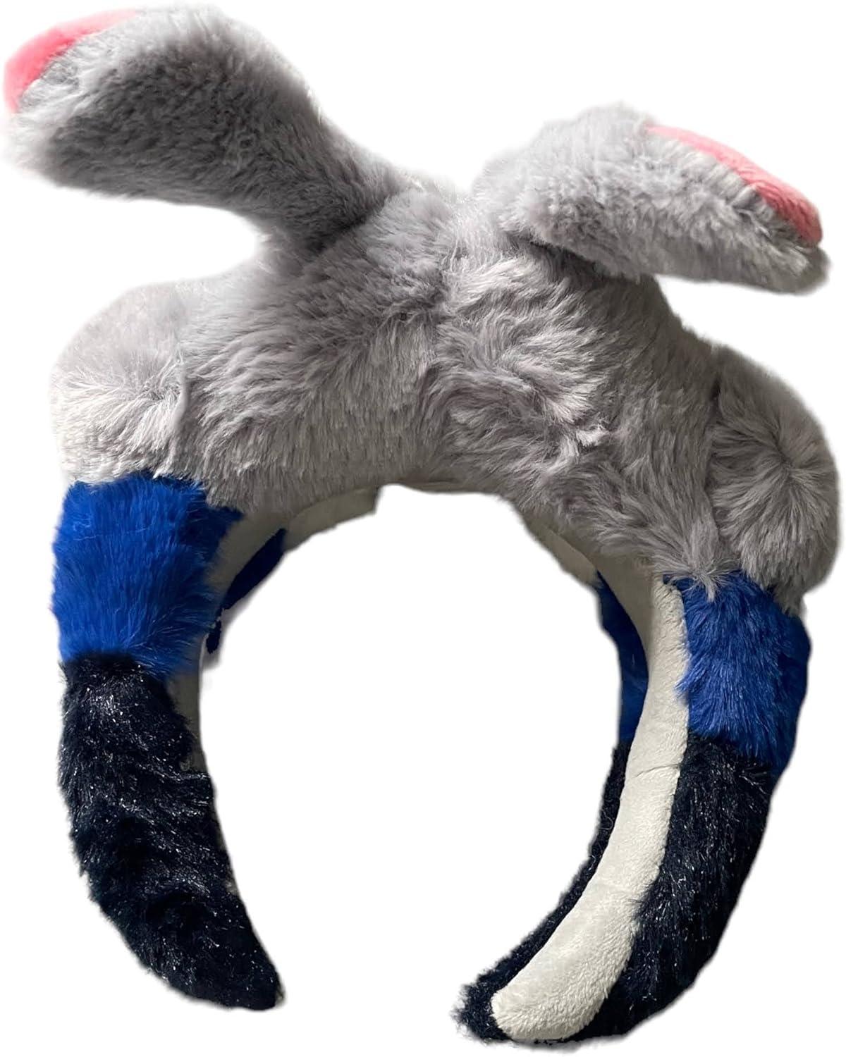 Judy Hopps Rabbit Zootopia Zootropolis Fluffy Alice Headband Padded ...