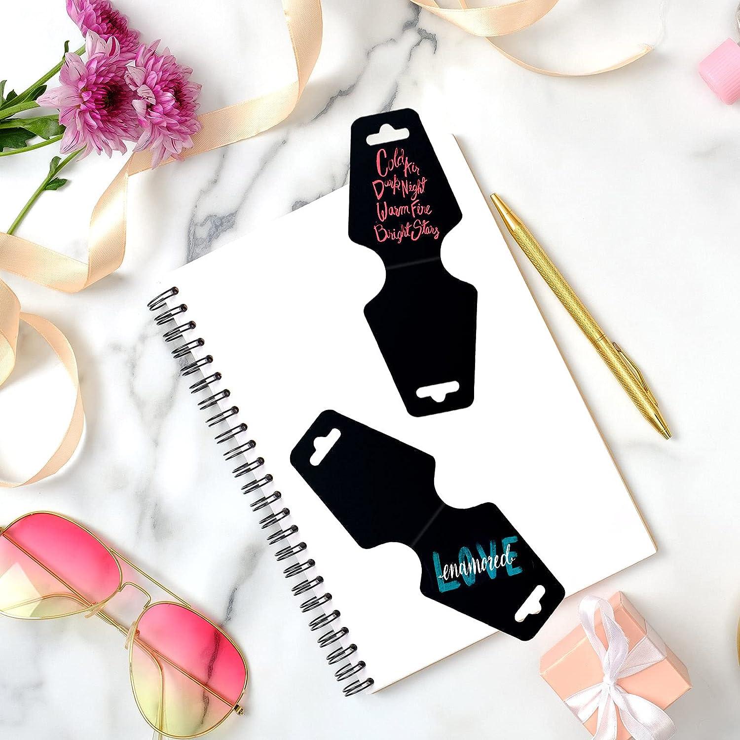 250 Pcs Blank Necklace Display Cards - Jewelry Holder Tags for ...