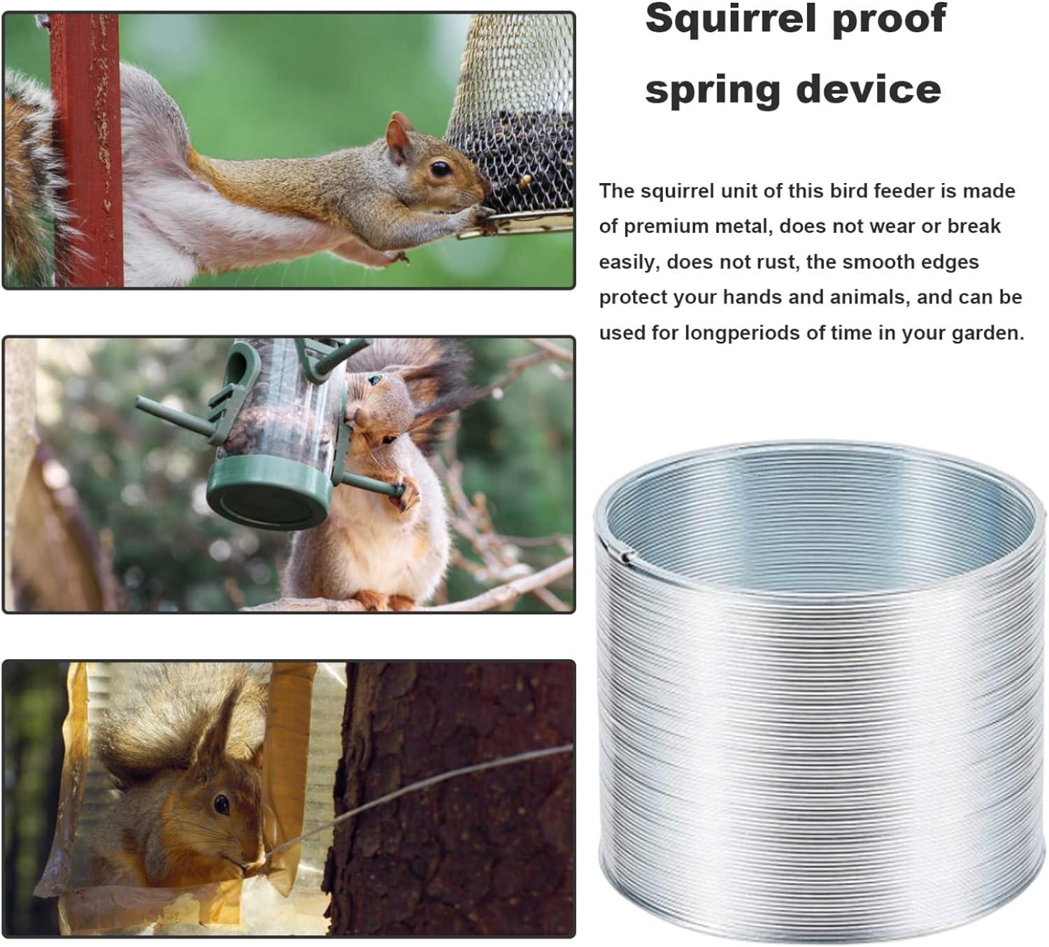 Squirrel Baffle Squirrel-proof Spring Device Metal Squirrel Baffle for ...