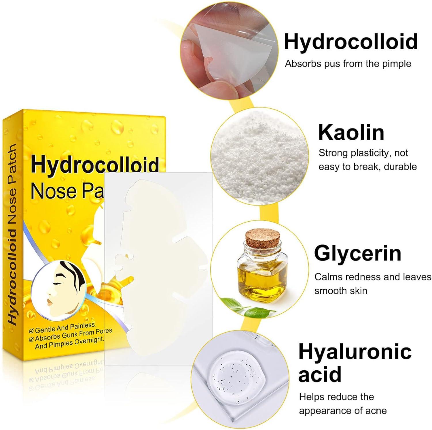 12pcs Hydrocolloid Nose Patch For Pore Cleansing And Blackhead Removal