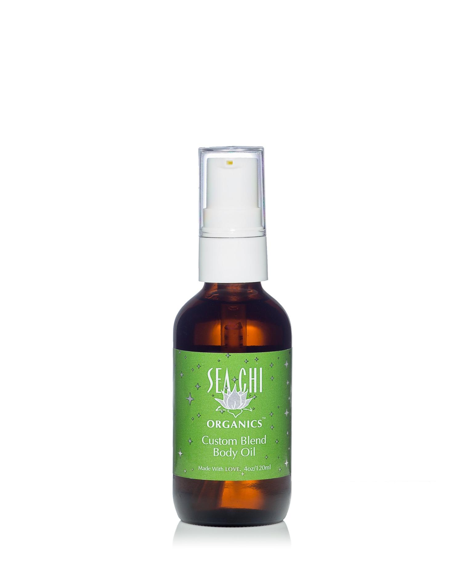 Custom Blend Body Oil 4oz | Nourishing & Unique Fragrance ...