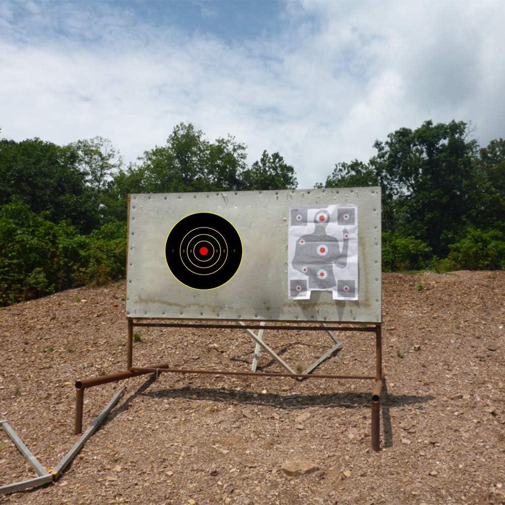 7 inch Shooting Targets, 30 & 60 & 100 Adhesive Shooting Targets ...