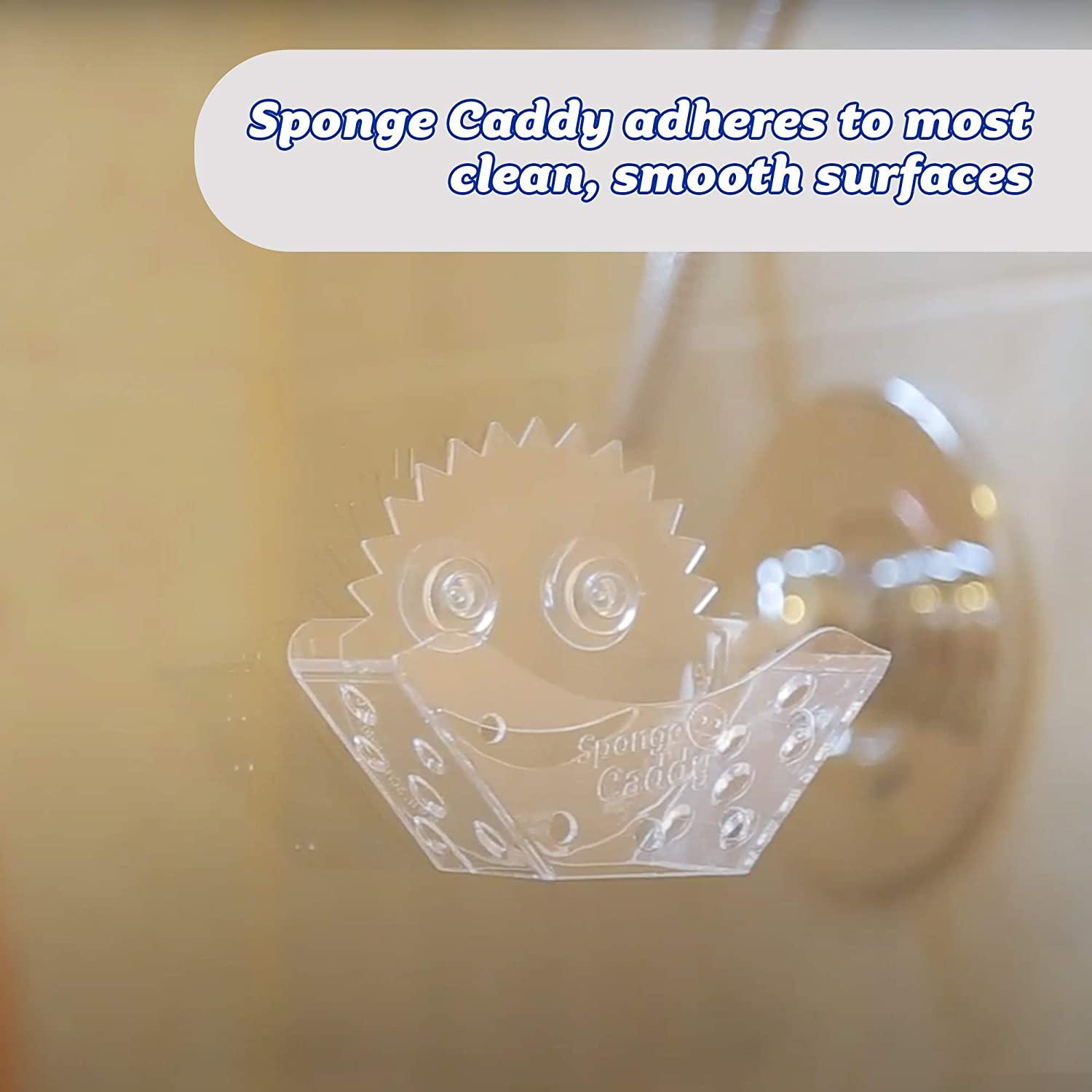 Sponge Holder - Scrub Daddy Caddy for Kitchen & Bathroom - Self ...