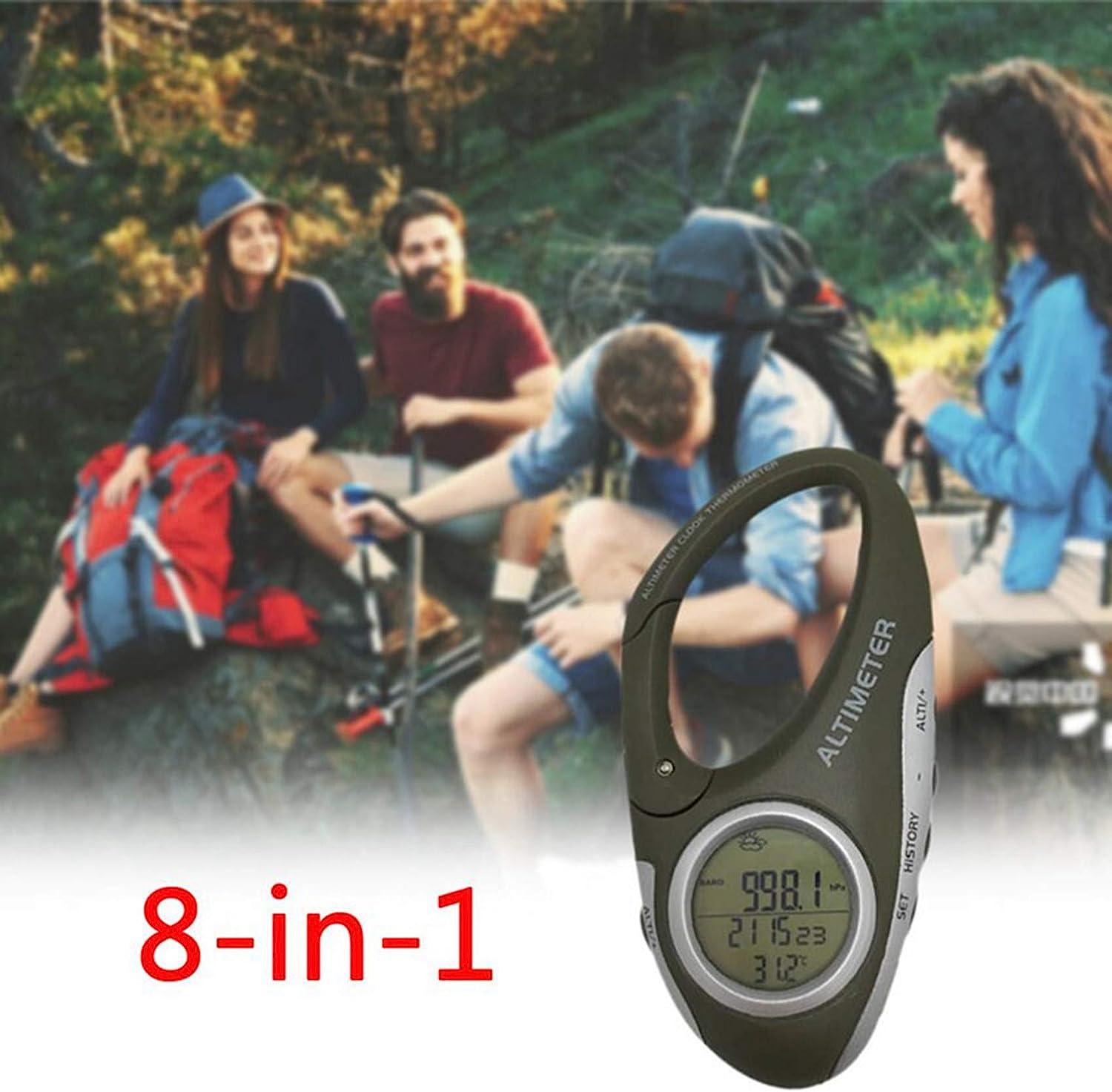 Quata Electronic Altimeter Carabiner with Handheld Thermometer ...