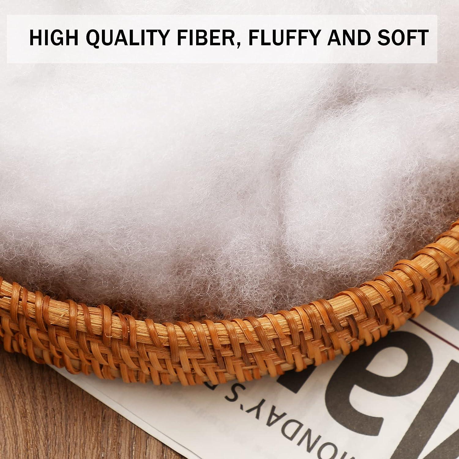 NOVWANG 3.5oz Premium Fiber Fill Polyester Stuffing for Pillows ...