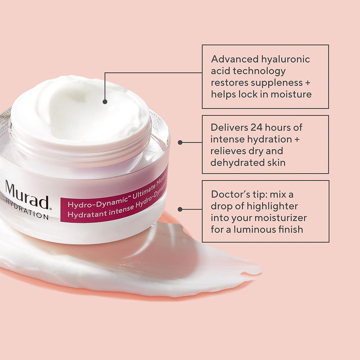 Murad Hydro-Dynamic Ultimate Moisture - Hydrating Face Moisturizer with ...