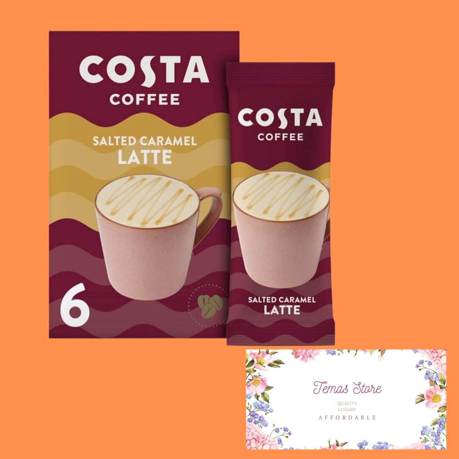 Temas Costa Coffee Instant Coffee Sachets Bundled With Reusable Coffee ...