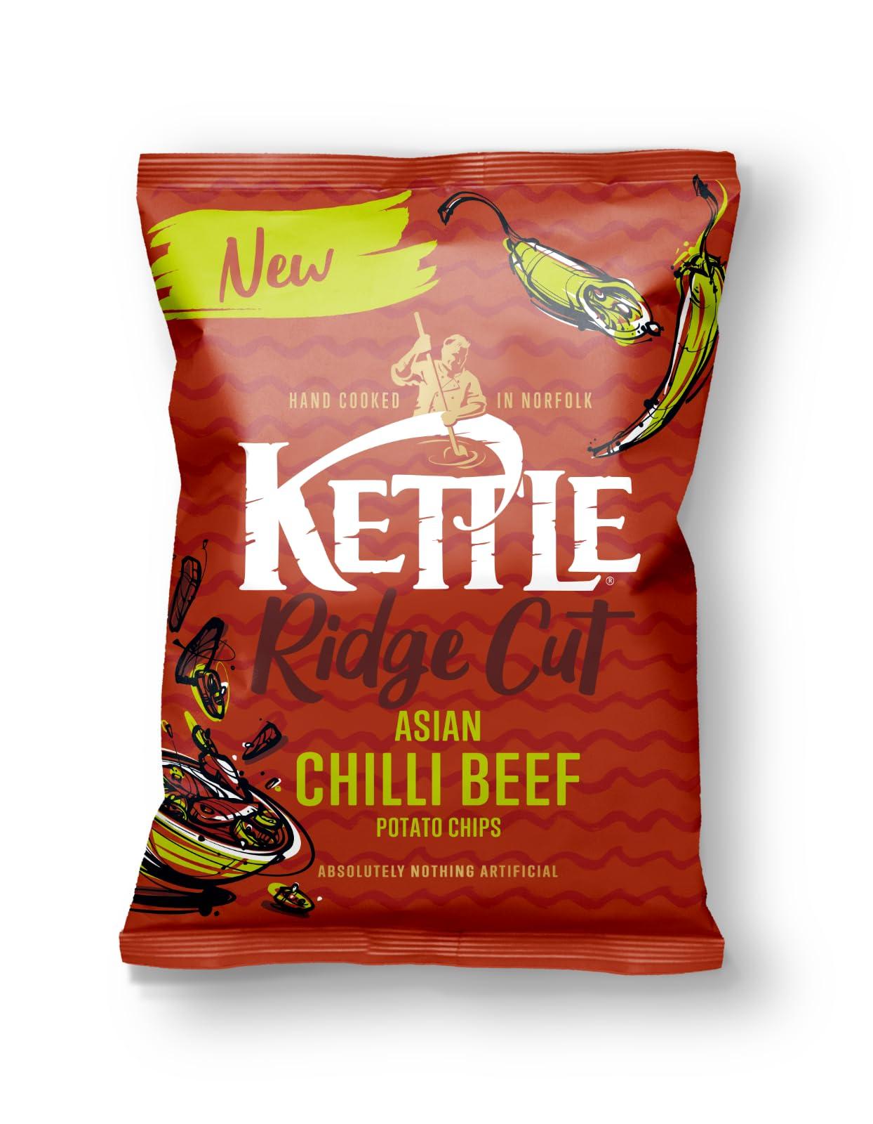 Kettle Asian CHILLI BEEF Crisps 18 x 40g Bags | Buy Now with Express ...