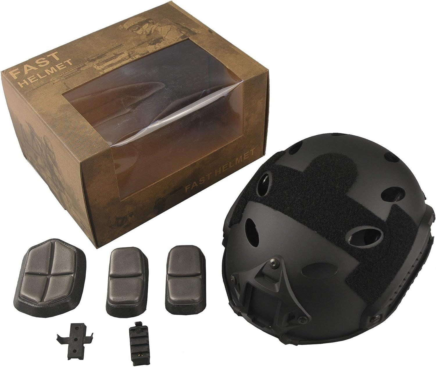 HYOUT Fast Base Jump Helmet - U.S Military Tactical Helmet for Outdoor ...