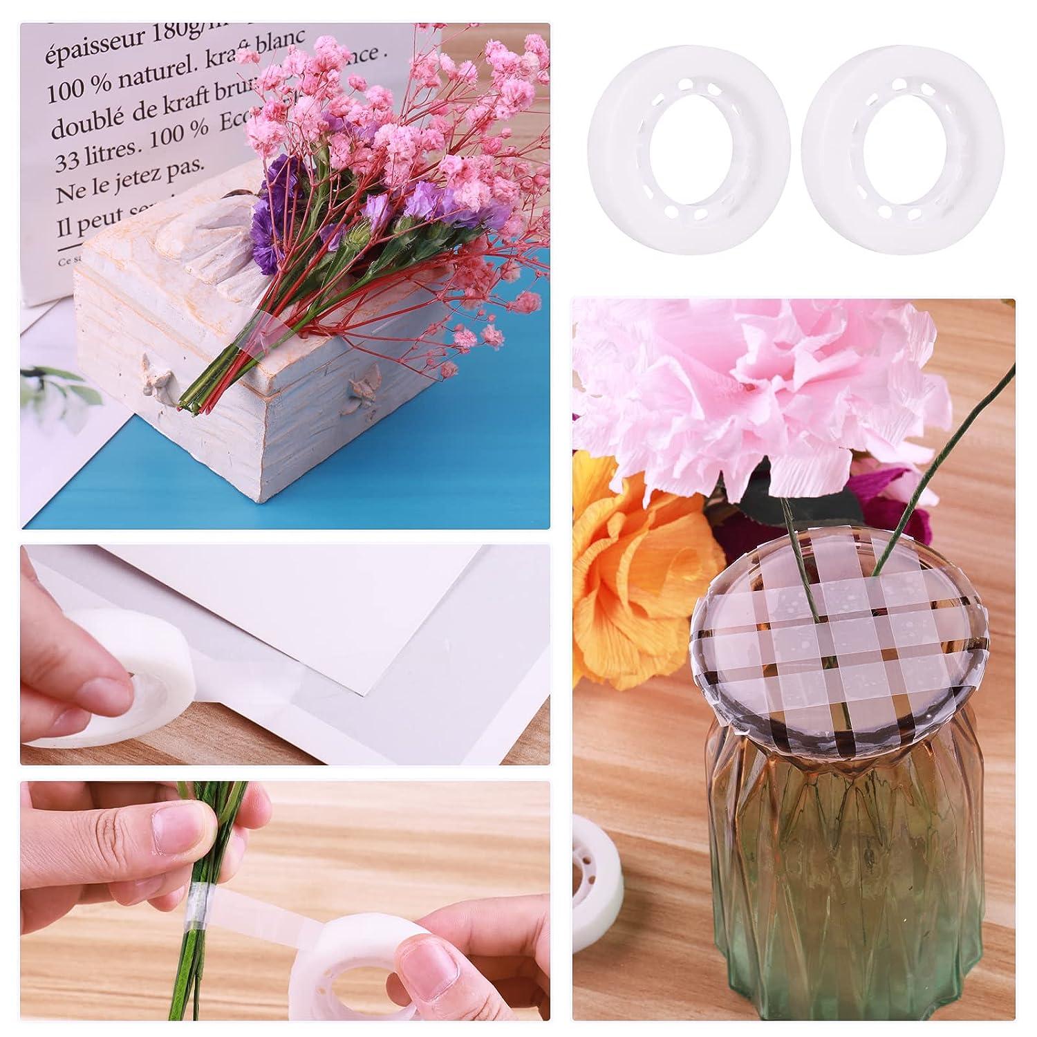 GLAMFIELDS Floral Arrangement Kit with Cutter 5 Rolls 1/2 Wide Floral ...